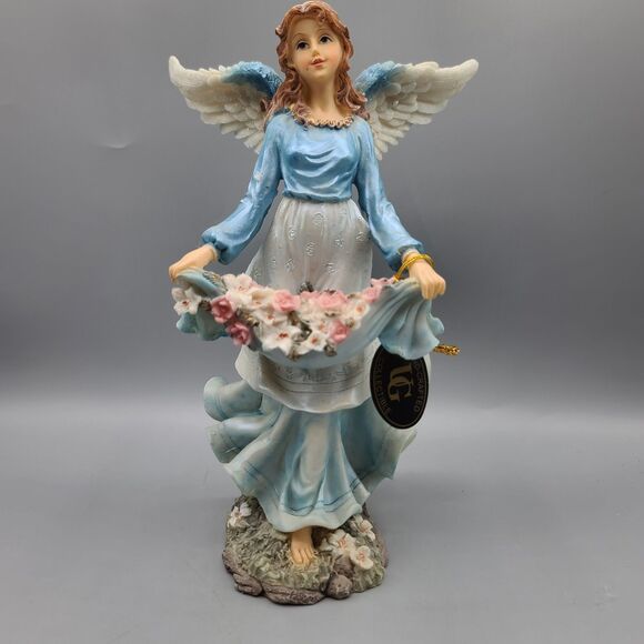 Unknown | Accents | Ug Angel Wearing Blue Dress Figurine 95 Read | Poshmark